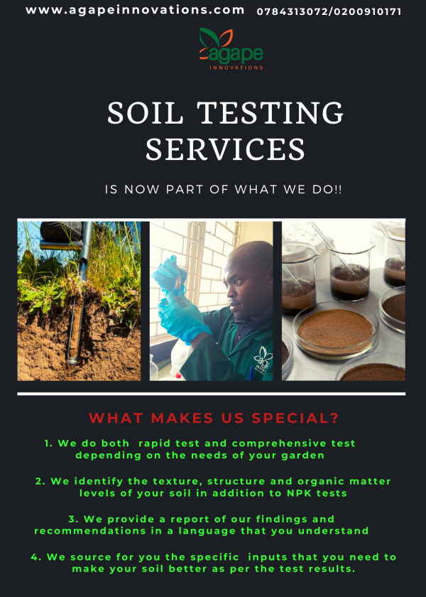 soil testing services. - Agape Innovations